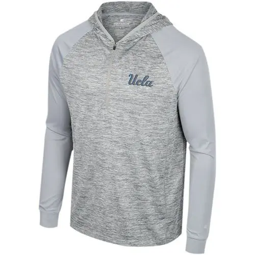 COLOSSEUM Ucla Bruins Cybernetic Raglan Quarter-zip Hooded Top