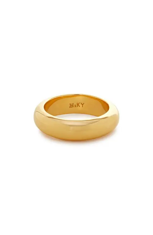Monica Vinader X Kate Young Stacking Ring - 18k Gold Vermeil