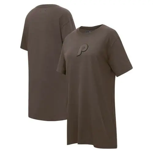 PRO STANDARD Philadelphia Phillies T-shirt Dress - Brown