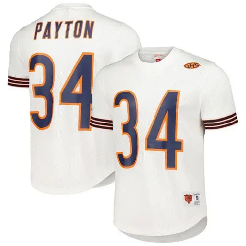 Mitchell & Ness Walter Payton Chicago Bears Retired Player Mesh Top - White