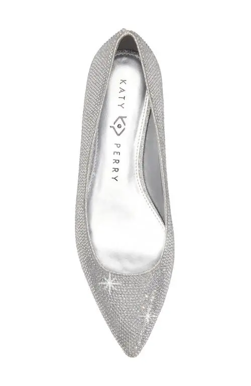 KATY PERRY The Hollie Crystal Pointed Toe Ballet Flat