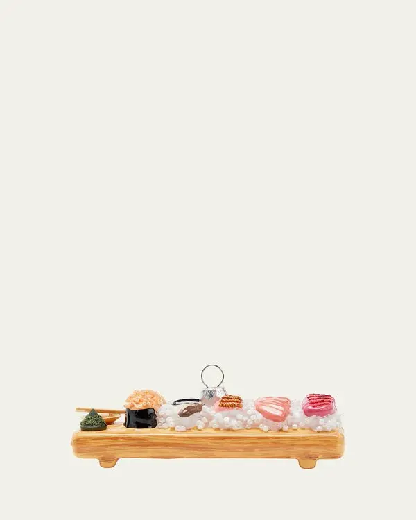 CODY FOSTER & CO Deluxe Sushi Board Ornament - Assorted
