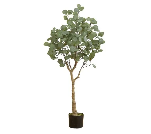 NEARLY NATURAL 4' Artificial Eucalyptus Tree