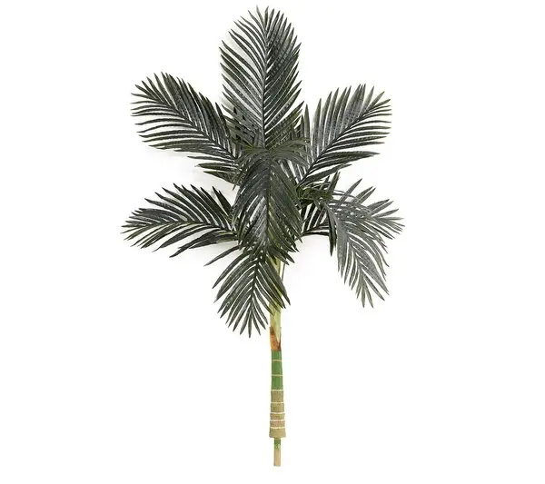NEARLY NATURAL 5-ft Artificial Golden Cane Palm Tree - One-color