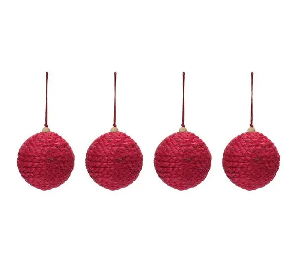 MELROSE Jute Ball Ornament
