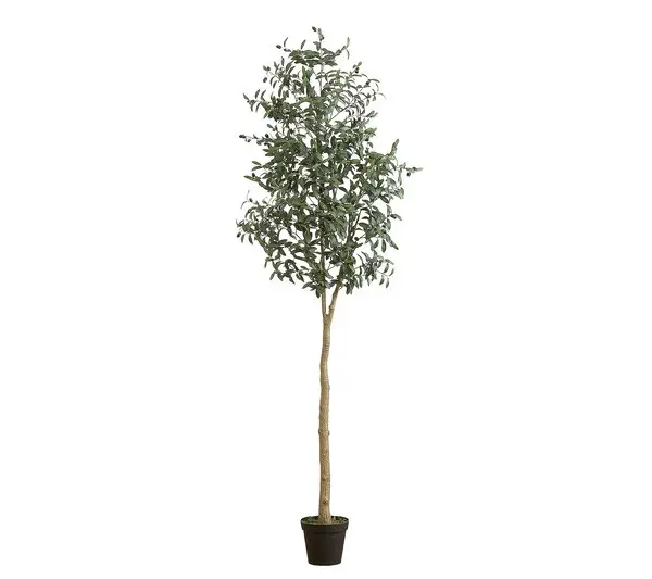NEARLY NATURAL 8-ft Artificial Olive Tree