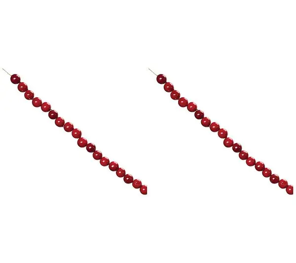 MELROSE Cranberry String Garland