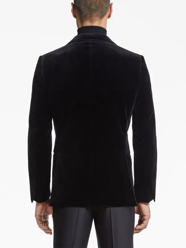 Zegna Single-breasted Velour Blazer