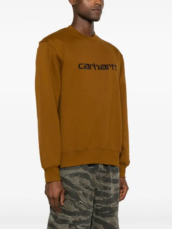 Carhartt Work In Progress Logo-embroidered Jersey Sweatshirt