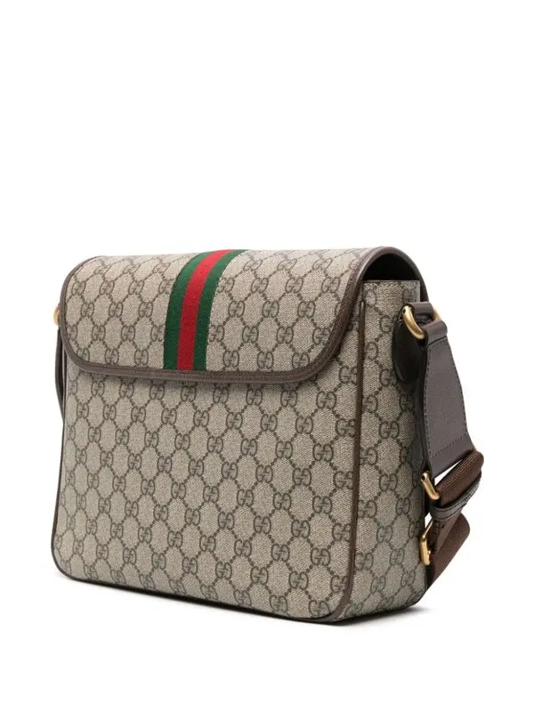 Gucci Ophidia Gg Supreme Messenger Bag - Neutrals