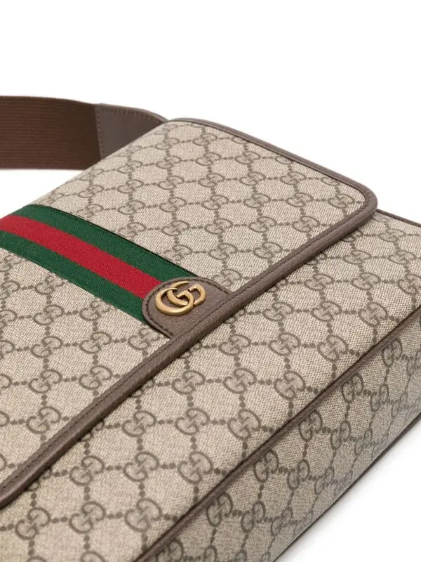 Gucci Ophidia Gg Supreme Messenger Bag - Neutrals