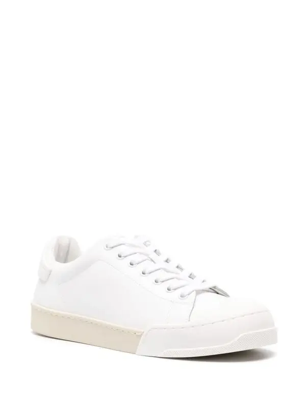 Marni Dada Bumper Leather Sneakers - White