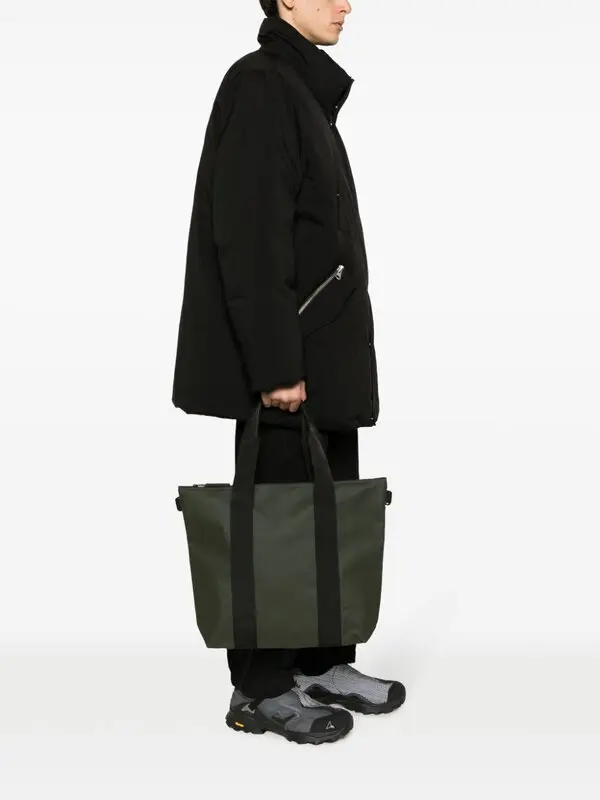 Rains Debossed Logo Tote Bag