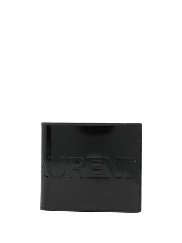 Saint Laurent East/west Leather Wallet - Black