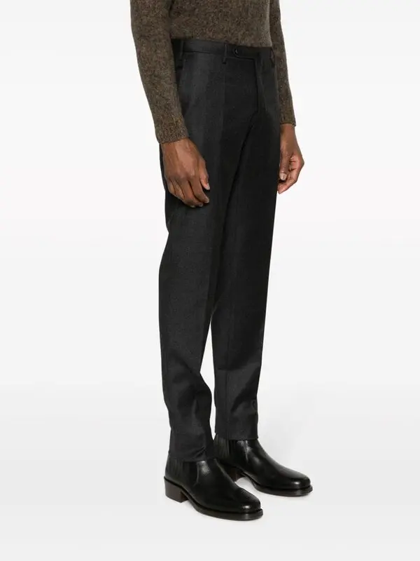 Incotex Slim-cut Virgin Wool Trousers