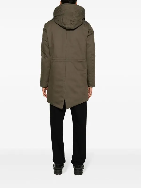 Peuterey Hooded Feather Down Parka - Green