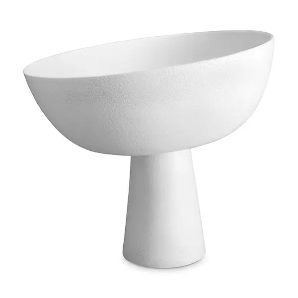 L'Objet Terra Bowl On Stand - White
