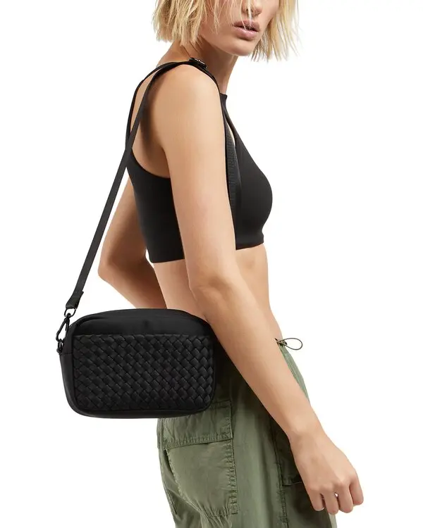 SOL AND SELENE Inspiration Woven Crossbody - Black