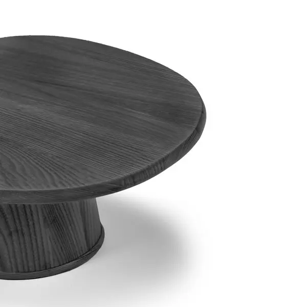 SERAX X Kelly Wearstler Dune Footed Cake Stand, Medium - Black