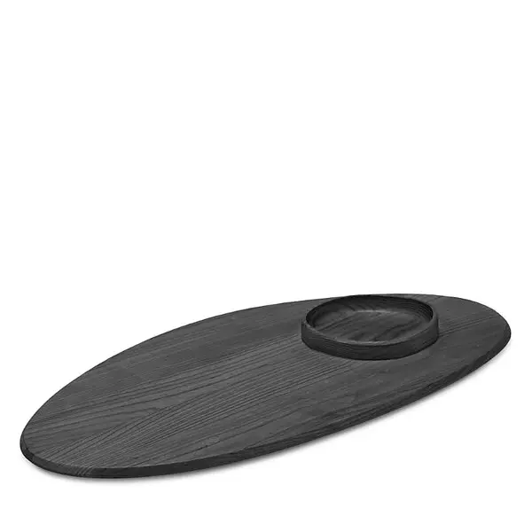SERAX X Kelly Wearstler Dune Tray With Bowl, Large - Black