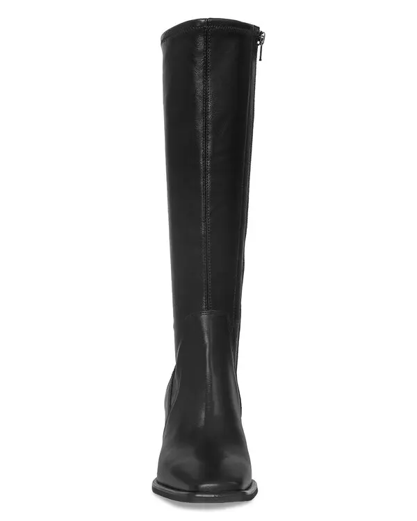 VAGABOND SHOEMAKERS Hedda Square Toe High Heel Boots - Black