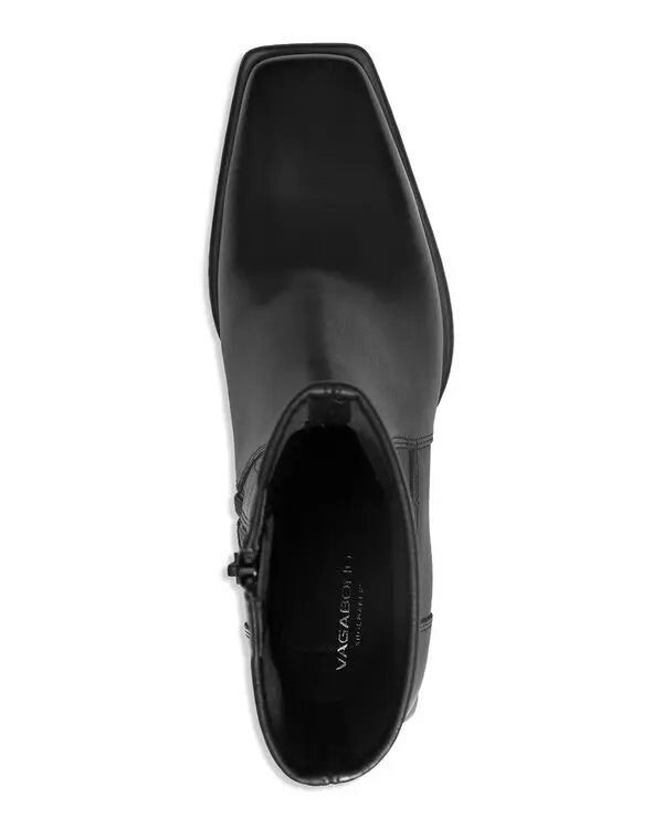 VAGABOND SHOEMAKERS Hedda Square Toe High Heel Boots - Black