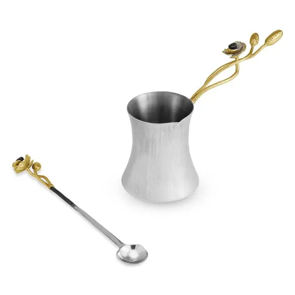 Michael Aram Anemone Coffee Pot With Spoon