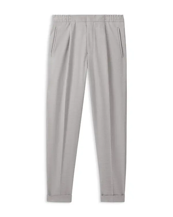 REISS Brighton Relaxed Pleated Trousers - Gray