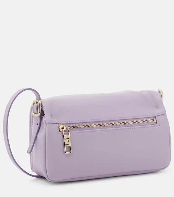 ROGER VIVIER Viv’ Choc Leather Phone Pouch