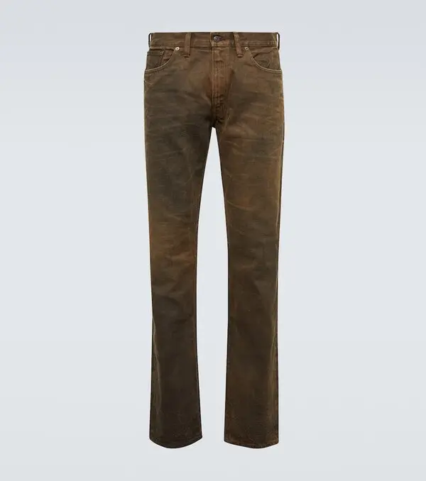 Ralph Lauren Patched Slim Jeans - Blue
