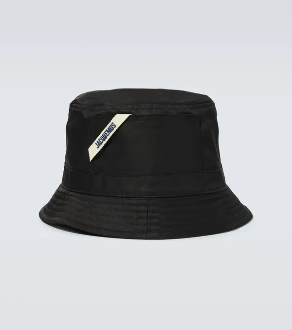 Jacquemus Le Bob Ovalie Bucket Hat - Black