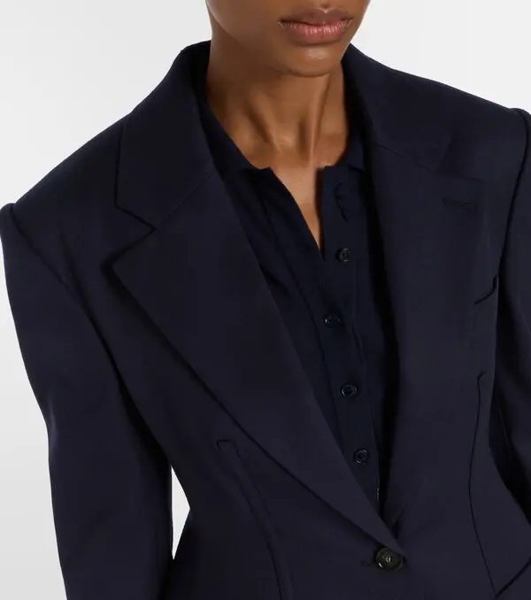Stella McCartney Wool Blazer - Blue