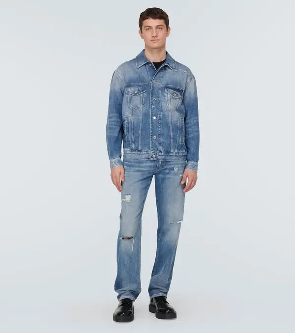 Dolce & Gabbana Distressed Denim Jacket