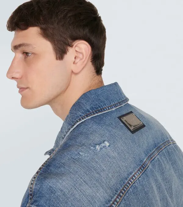 Dolce & Gabbana Distressed Denim Jacket