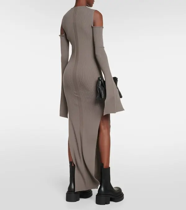 Rick Owens Cutout Maxi Dress - Neutrals