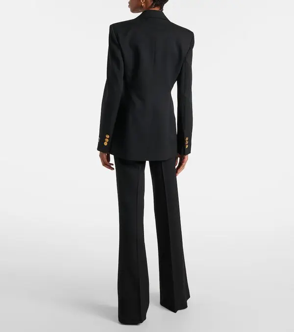Versace Wool-blend Blazer - Black