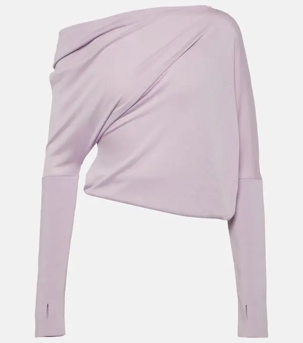 TOM FORD Off-shoulder Cashmere And Silk Sweater
