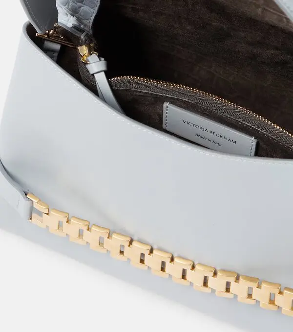 Victoria Beckham Croc-effect Leather Shoulder Bag