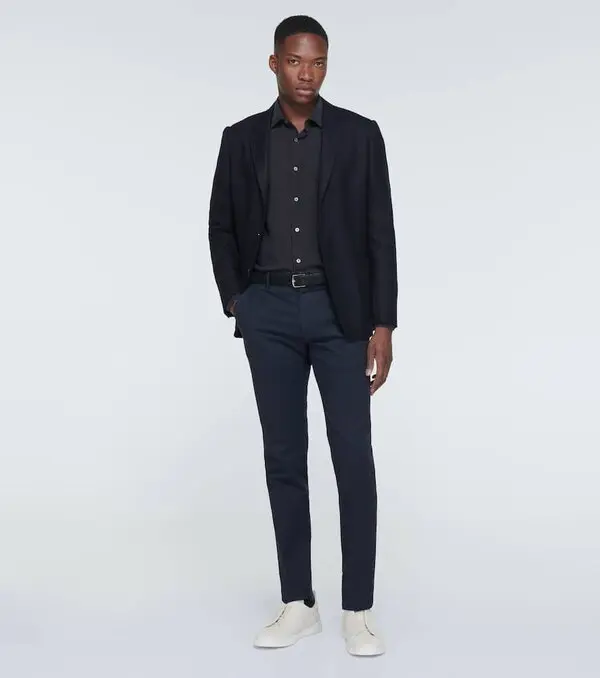 Zegna Single-breasted Wool Blazer