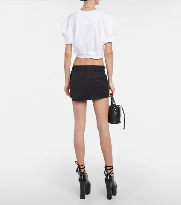 VIVIENNE WESTWOOD Low-rise Wool Miniskirt