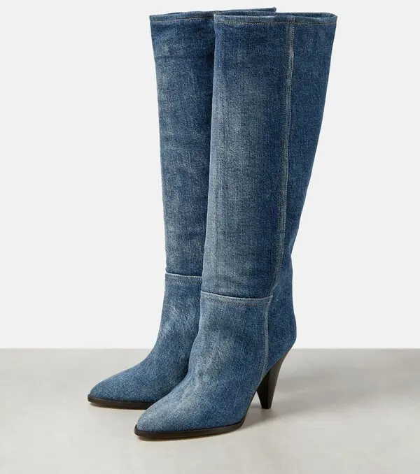 Isabel Marant Ririo Knee-high Boots - Blue