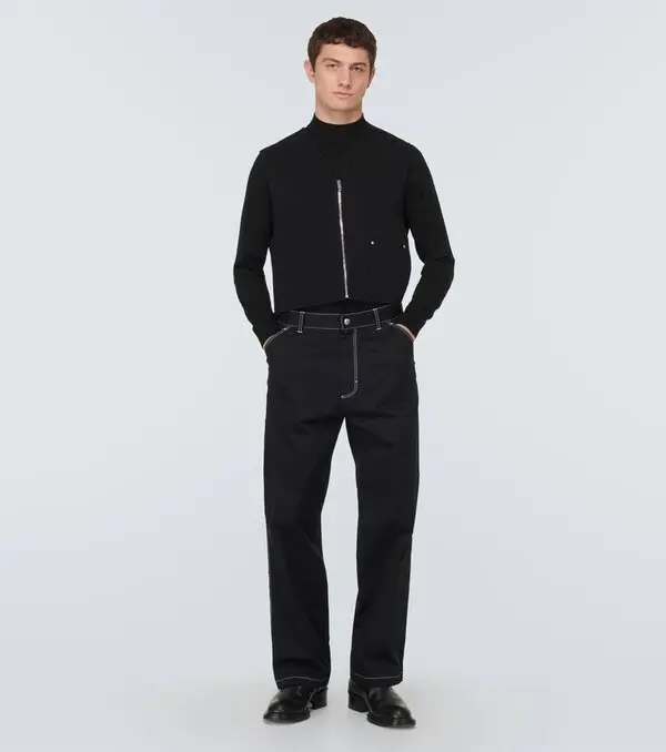 Givenchy Cotton Fleece Vest - Black