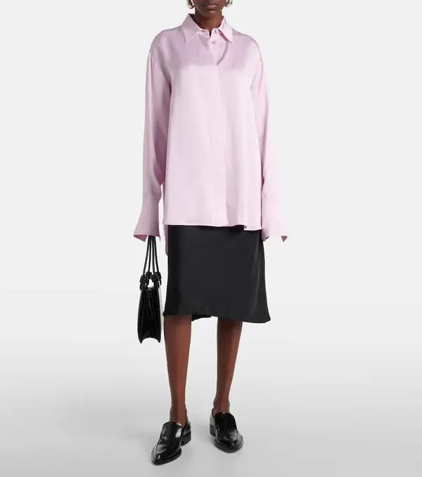 JIL SANDER Powder Satin Shirt