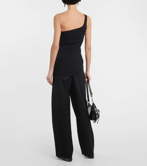 Isabel Marant Étoile One-shoulder Cotton Tank Top - Black