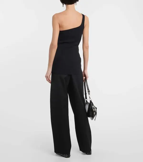 Isabel Marant Étoile One-shoulder Cotton Tank Top - Black