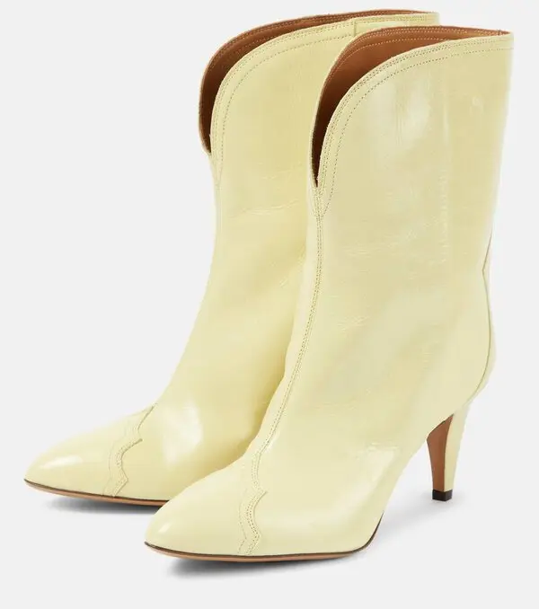 Isabel Marant Dytho Leather Ankle Boots
