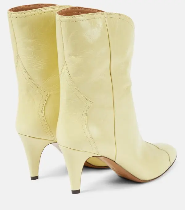 Isabel Marant Dytho Leather Ankle Boots