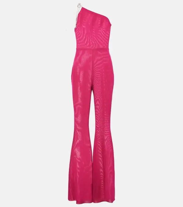 Alexandre Vauthier One-shoulder Flared Jumpsuit - Pink