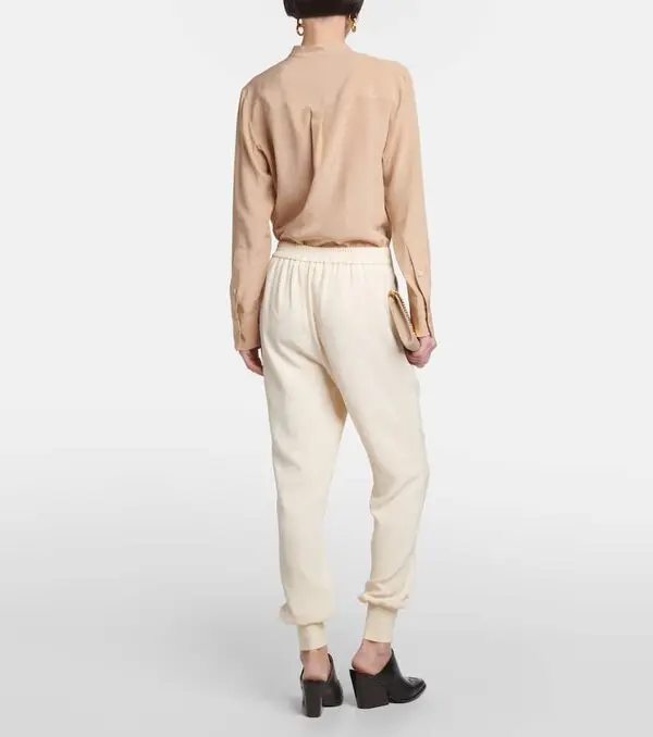 Stella McCartney Jersey Sweatpants - White