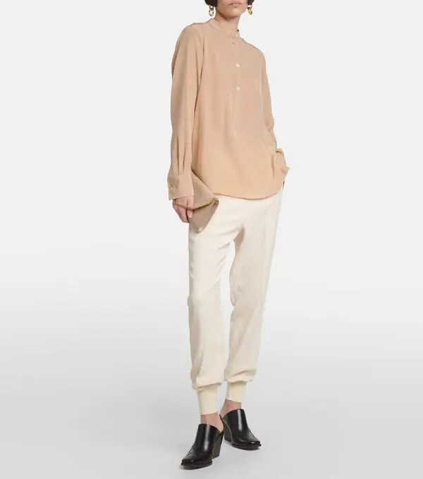 Stella McCartney Jersey Sweatpants - White